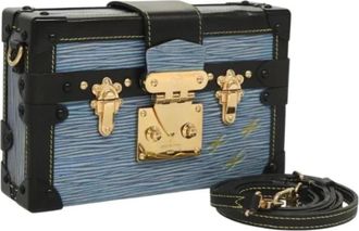 Louis Vuitton Pre-owned Cuir sacs-louis-vuitton - Femme - Pre-owned - Bleu - Taille: ONE Size
