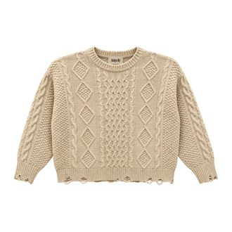 Aniye By Rundhals-Strickware - - Knitwear - Damen - Beige - XS