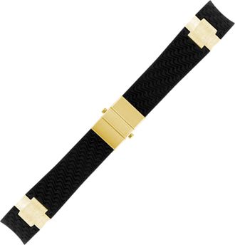 Generic Wasserdichtes Uhrenarmband für Silikon-Gummi-Armband, Sport-Handgelenkarmbänder, Ersatz-Zubehör