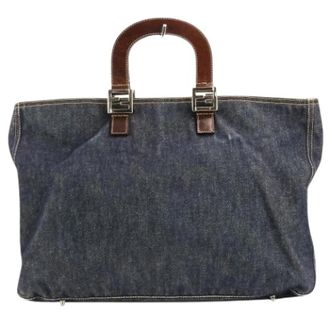 Fendi Pre-owned Denim Tote Bag - - Pre-owned - Damen - Blau - ONE SIZE