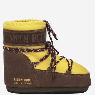 Moon Boot Womens Icon Low Boots Brown Suede