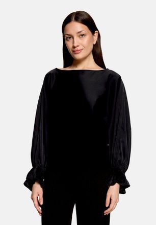 Vera Mont Satinbluse Damen mit Fledermaus&auml;rmeln