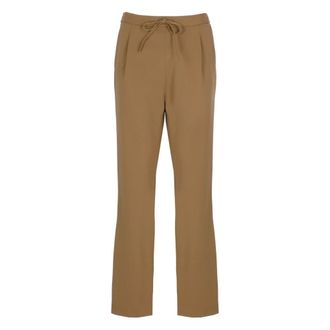Fabiana Filippi Femme, Pantalons, Brun, Taille: 38 FR Pantalon Slim &agrave; Cordon de Serrage