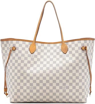Louis Vuitton Shopper - Damier Azur Neverfull GM - Gr. unisize - in Weiß - für Damen