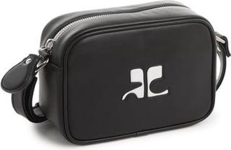 Courr&egrave;ges Sac bandouli&egrave;re Camera en cuir