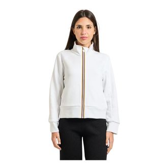 K-Way Femme, Sweatshirts et sweats &agrave; capuche, Blanc, Taille: 40 FR Alara SweaT-shirt