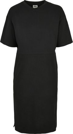 Urban Classics Damen Ladies Organic Oversized Slit Tee Dress Kleid, Schwarz, 5XL EU