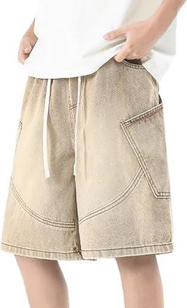 Generic Jean Homme Jeans Homme Jean Homme Regular Confortable Classique &Eacute;t&eacute; L&eacute;ger Stretch D&eacute;contract&eacute; - Confort Optimal pour Activit&eacute;s Ext&eacute;rieures Et Tenues E