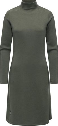 Ragwear A-Linien-Kleid Leavie Modisches Damen Sweatkleid mit Stehkragen