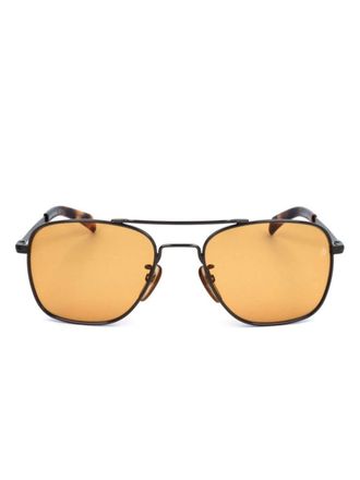 Eyewear by David Beckham lunettes de soleil &agrave; monture pilote - Argent