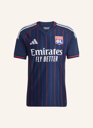adidas Olympique Lyon 25/26 Ausw&auml;rtstrikot blau