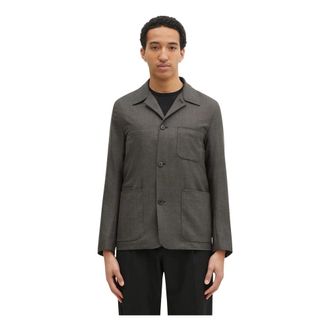 Paul Smith Veste &agrave; poches &agrave; carreaux - Homme - Vestes - Gris - Taille: XL