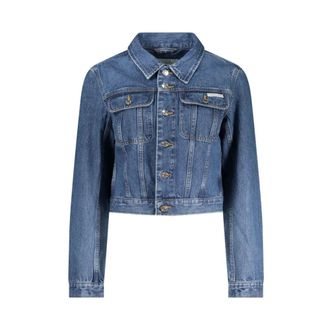 Calvin Klein Femme, Vestes, Bleu, Taille: 36 FR Cotton Denim Jacket