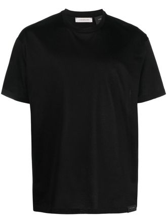 low brand T-Shirt mit Rundhalsausschnitt - Schwarz