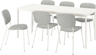 IKEA VIHALS / VIHALS Tisch und 6 Stühle