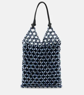 Staud Tasche Karla mit Perlen