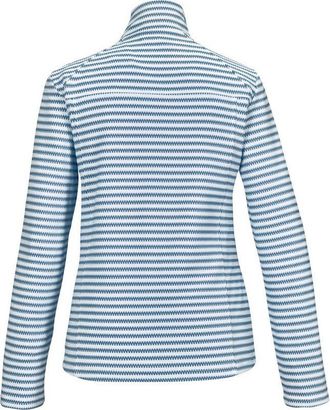 Killtec Strickjacke KOS 50 WMN FLX JCKT Streifendesign, elastisch, Kinnschutz, Zippertaschen