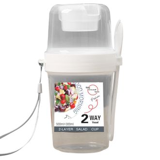 Generic Haferglas über Nacht - Wiederverwendbare Reisesnack-Container mit Deckel für Obst | Tragbarer Frühstückstassen-Salat, Joghurt, Müsli, Aufbewahrung