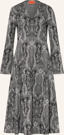 Annas Annas Kleid Mit Glitzergarn grau