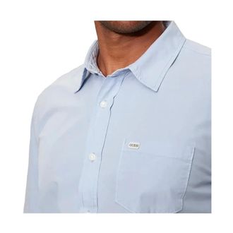 Guess Herren, Shirts, Blau, SGr&ouml;&szlig;e