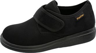 Fischer Markenschuh Fischer Herren Ortho Hohe Hausschuhe, Schwarz (Schwarz 222), 36 EU, 36 eu x-weit