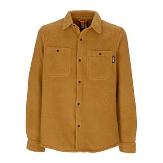 Timberland Langarm Fleece Overshirt Weizen Boot - - Jackets - Herren - Braun - XL