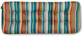 Classic Accessories Wasserabweisend, 107,7 x 45,7 x 12,7 cm, Santa Fe Bankkissen f&uuml;r drinnen und drau&szlig;en, 106,7 cm B x 45,7 cm T x 12,7 cm dick, Weihnachtsmann-Streifen