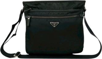 Prada Sac Messenger en nylon Pre-owned - Femme - Pre-owned - Noir - Taille: ONE Size