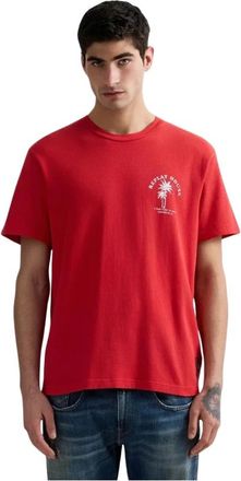 Replay Homme, Tops, Rouge, Taille: XL T-Chemises