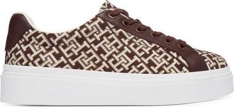 Tommy Hilfiger Sneakers Chic Platform Monogram FW0FW09398 Braun
