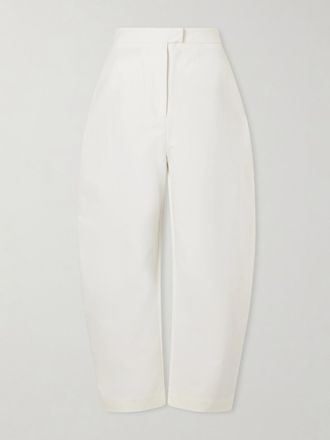 R&oacute;he Pantalon Large En Coton - Blanc