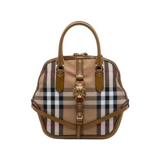 Burberry Sac &agrave; main Pre-owned Bridle Orchard - Femme - Pre-owned - Brun - Taille: ONE Size