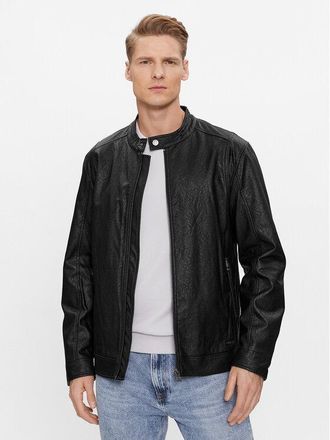 Guess Jacke aus Kunstleder M4RL08 WFW30 Schwarz Regular Fit