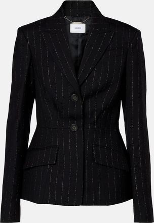 Erdem Blazer ray&eacute; en laine