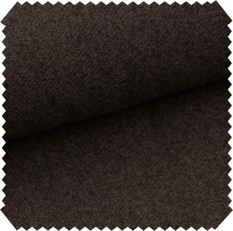 Novely exquisit CALMI Polsterstoff in Woll-Optik - Schwer Entzündbarer Möbelstoff - Melange Meterware 1lfm (04 Braun)