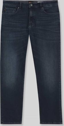 Boss Orange by Hugo Boss Regular Fit Straight Fit Jeans mit Logo-Detail