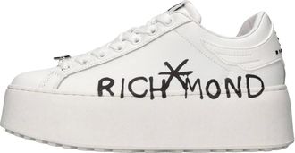 John Richmond Femme, Chaussures, Blanc, Taille: 35 EU Baskets