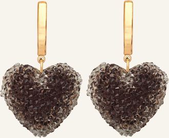 Crystal Haze Crystal Haze Creolen Jelly Heart Chocolate By Glambou gold