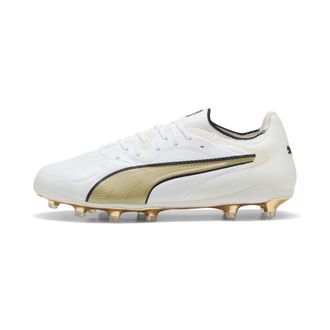 Puma KING 20 ULTIMATE FG/AG Fu&Atilde;Yballschuhe Unisex, Schuhe, Wei&Atilde;Y, 40.5