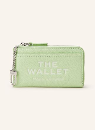 Marc Jacobs Geldbörse The Leather Top Zip Multi Wallet gruen