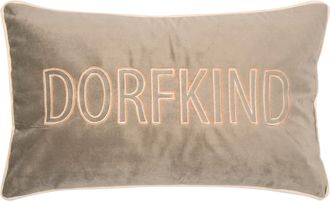 Pad Letters DORFKIND, orange-Taupe, 30 x 50 cm