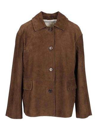 Max Mara Lederjacke - Braun