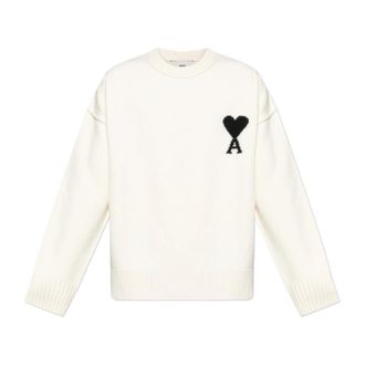 Ami unisex, Pulls, Blanc, Taille: S Pull en laine