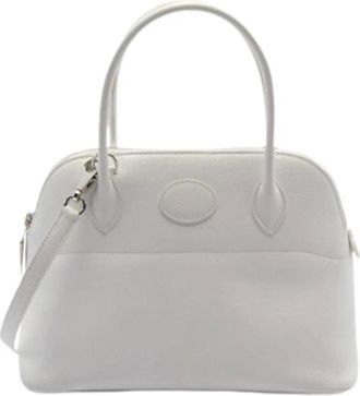 Herm&egrave;s Pre-owned Bolide 27 - Femme - Pre-owned - Blanc - Taille: ONE Size