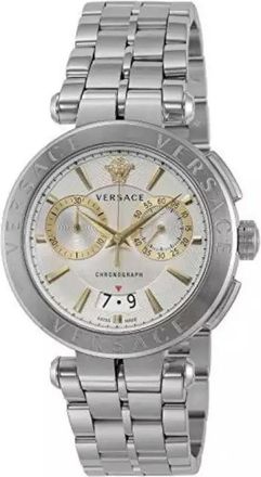 Versace Aion Chronograph - - Accessories - Herren - Grau - ONE SIZE