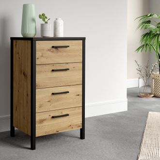 Loftscape home24 Kommode III 51 x 90 x 40cm Braun