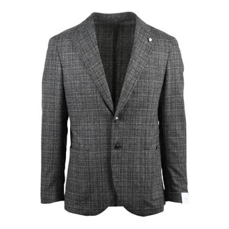 Luigi Bianchi Mantova Giacca Stondata - - Jackets - Herren - Grau - L