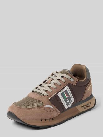 Aeronautica Sneaker mit seitlichem Logo-Patch Modell Roma