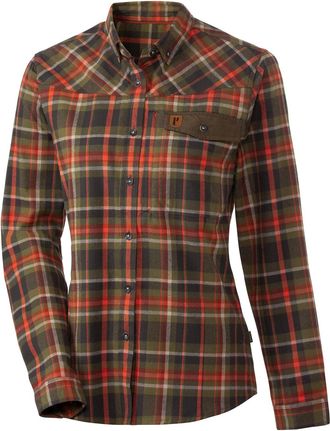 Parforce Jagdbluse Eifel Oliv/Orange kariert XXL