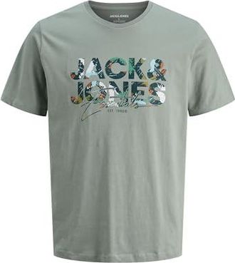 Jack & Jones Tee Jjgeplas T-Shirt SS Crew Neck JNR, Iceberg Green, 16 Ans Hommes